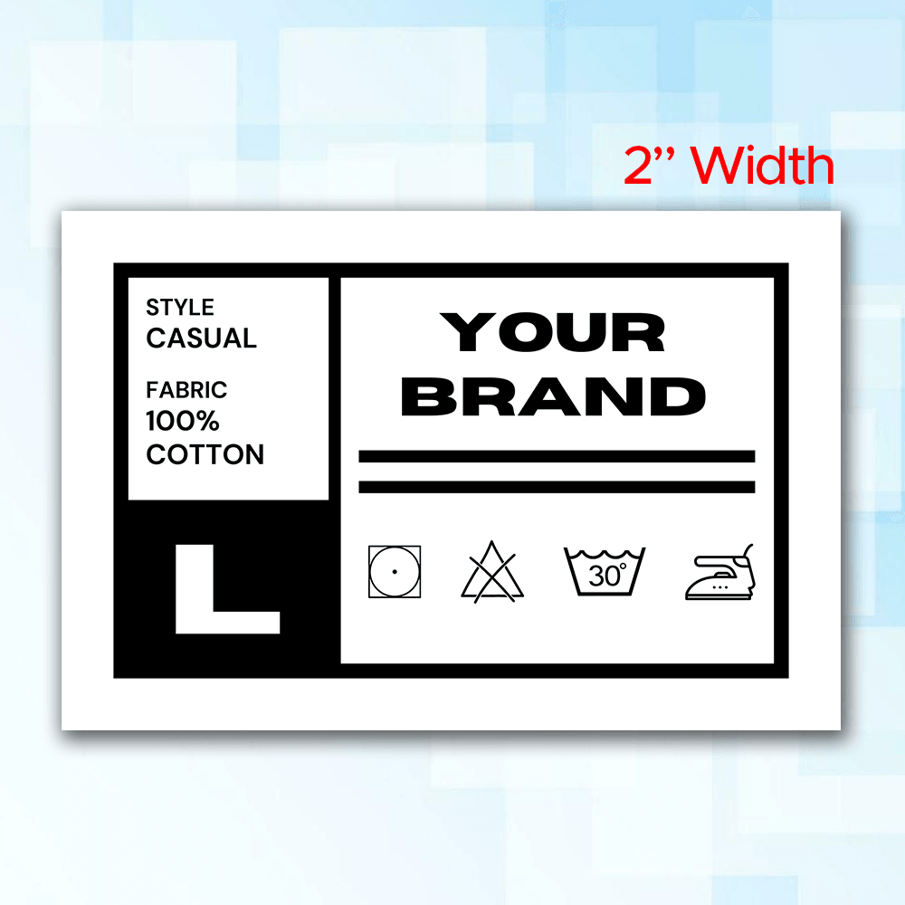 Custom Neck Labels for Clothing | Personalized DTF Labels – Your Brand ...