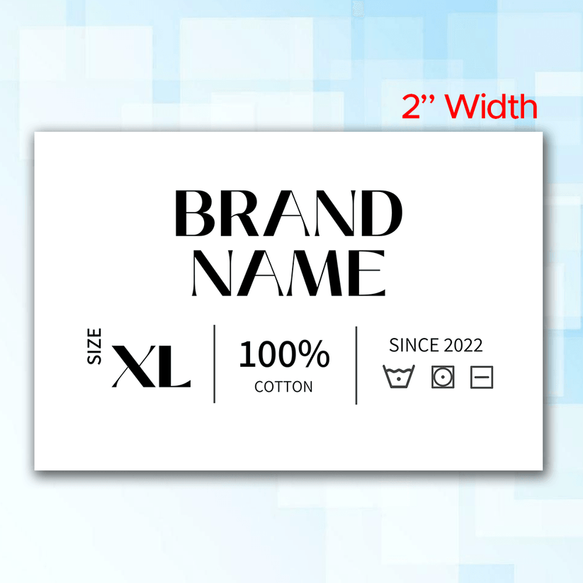 Custom Neck Labels for Clothing | Personalized DTF Labels – Your Brand ...