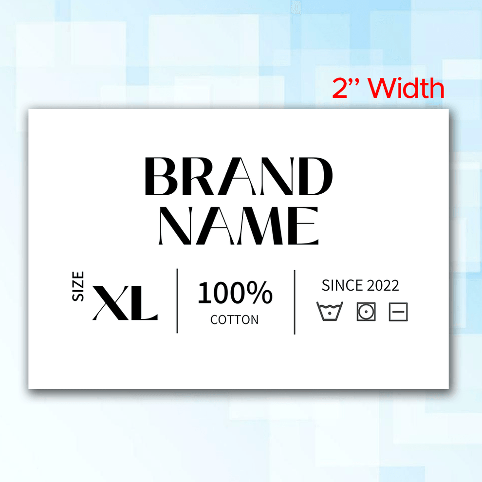 Custom Neck Labels for Clothing | Personalized DTF Labels – Your Brand ...