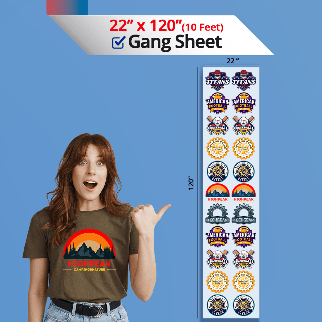 Custom DTF Gang Sheet Builder – Fast Turnaround | Sam’s DTF Transfers ...