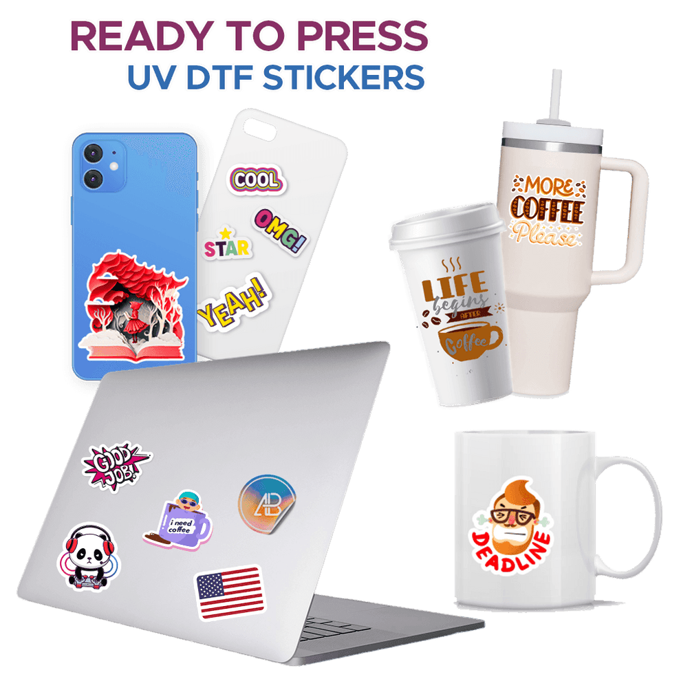 Your Designs to UV DTF Transfers Stickers & Decals – Sam's DTF Transfers