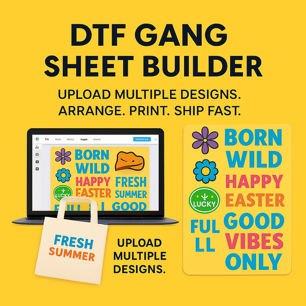 Custom DTF Gang Sheet Builder – Fast Turnaround | Sam’s DTF Transfers – Sam's DTF Transfers